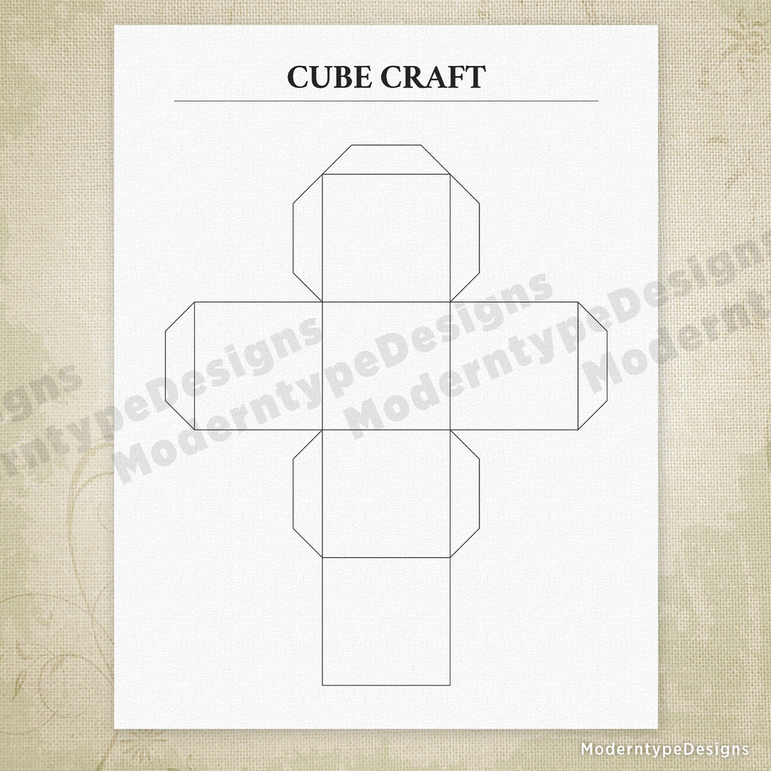 Cube Craft Printable