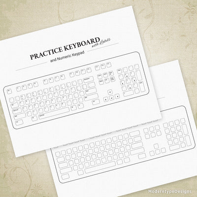Standard Practice Keyboard Printable