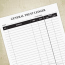 General Trust Ledger Printable