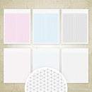 Triangle Grid Digital Paper Printable