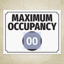 Maximum Occupancy Printable Sign, Editable