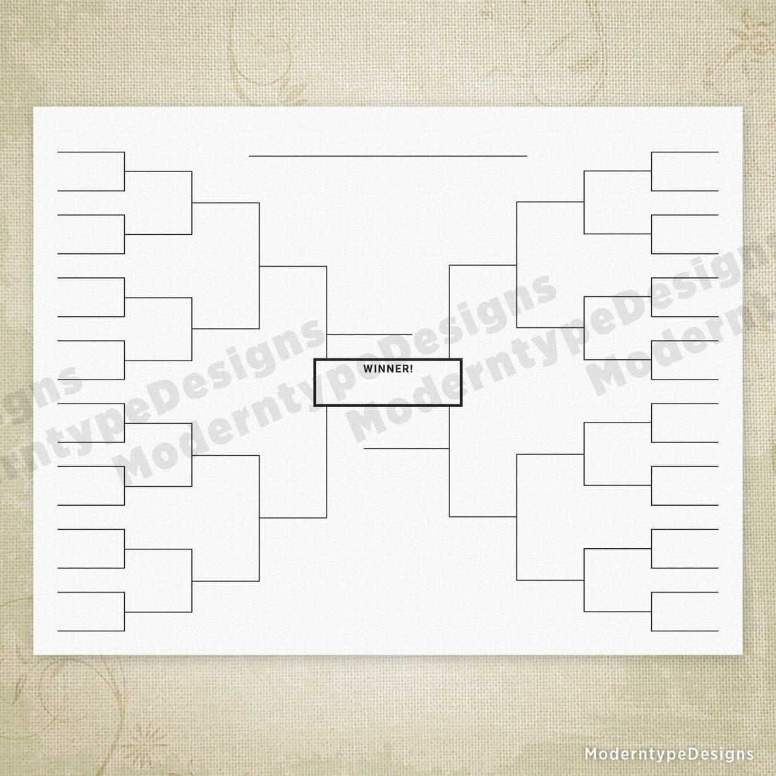 Sports Brackets Printable